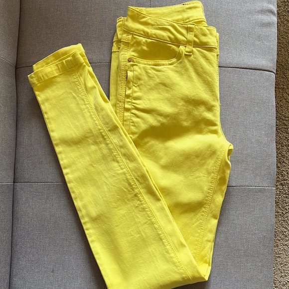Zara | Jeans | Zara Skinny Jeans Yellow Color | Poshmark